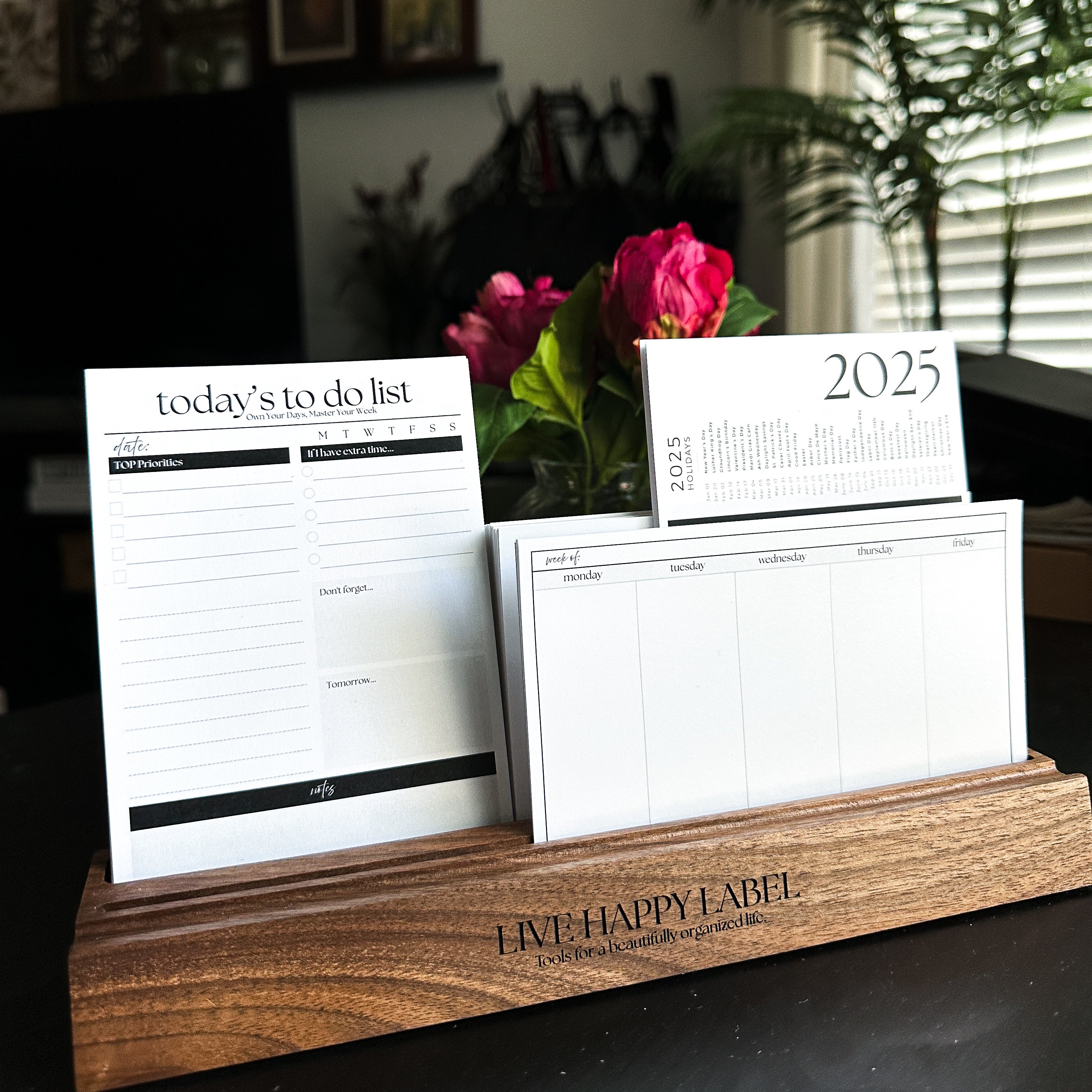 Foundations Desk Planner Set | Elements Collection – LiveHappyLabel